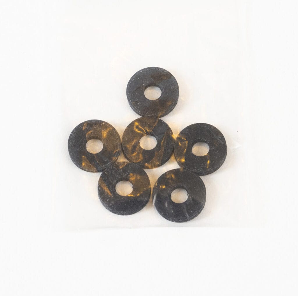 Black Rubber Washers for Lathe Shaft | Reload Right
